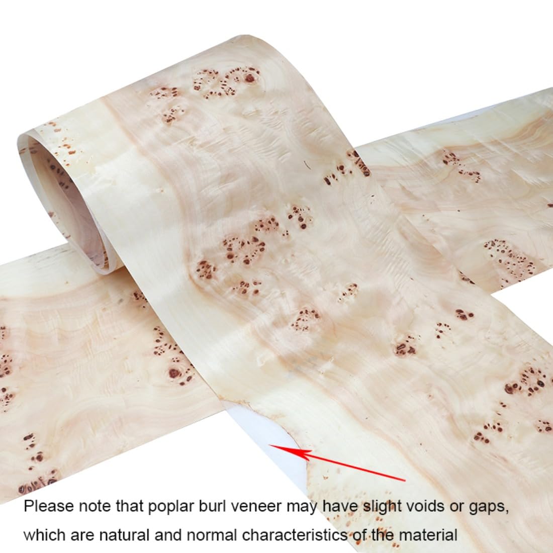 Wood Veneer Sheet Natural Poplar Tree Veneer With Burl Wood Sheets ...