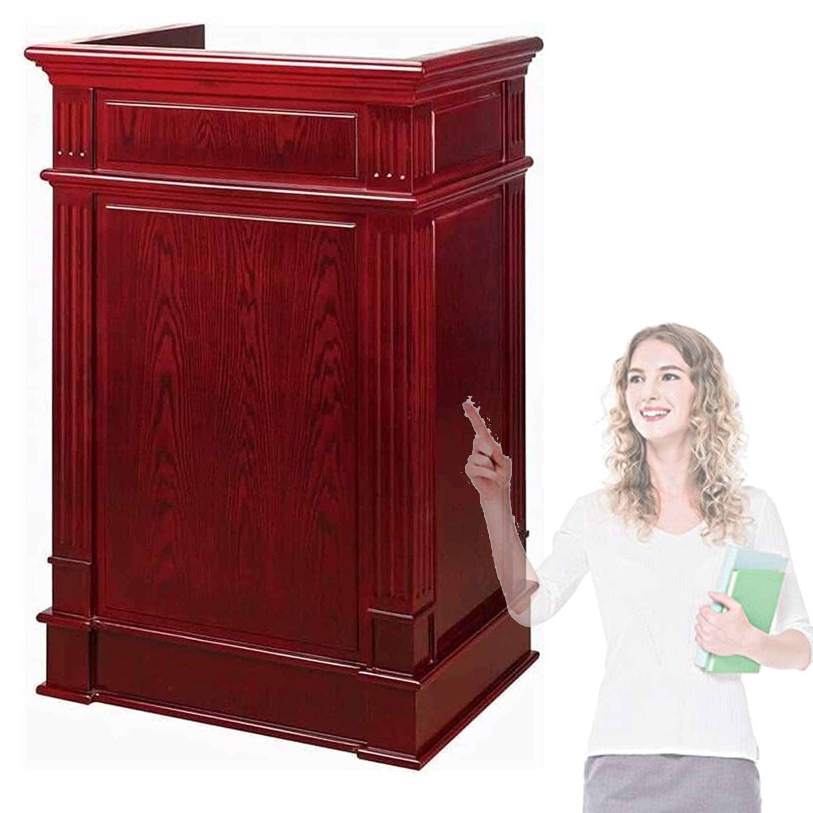 Buy LATIZI Modern Podium, Host Table, Hotel Welcome Table, Speech Table ...