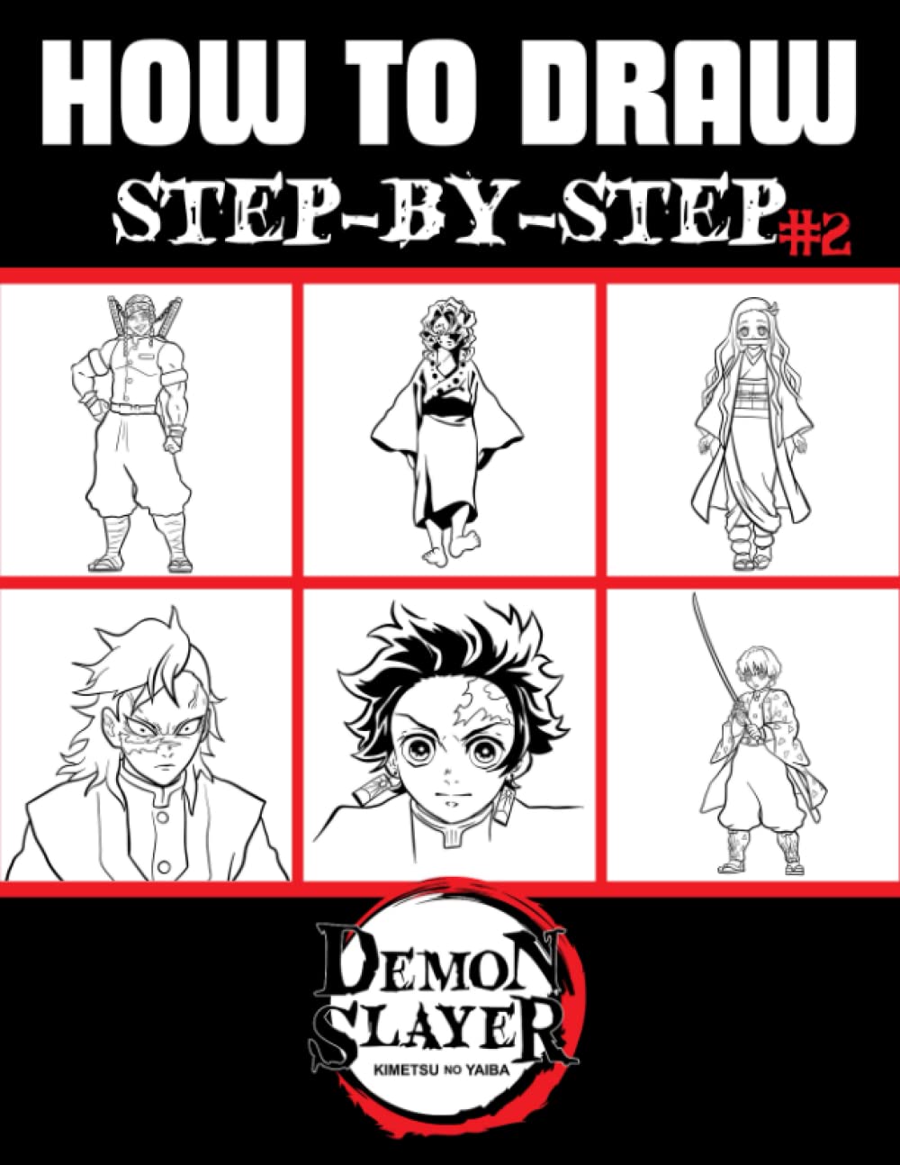 How To Draw Demon Slayer Anime And Manga Characters 2 | Desertcart Barbados