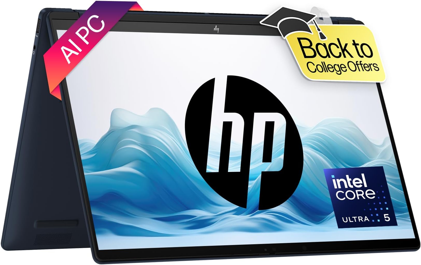 HP Spectre x360, Intel Evo Core Ultra 7 155H, Built-in AI, 14-inch (35. ...