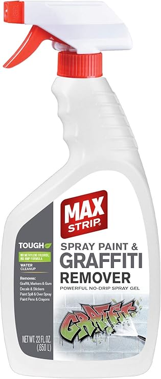 Max Strip Spray Paint and Graffiti Remover - 22 oz - Powerful No Drip ...