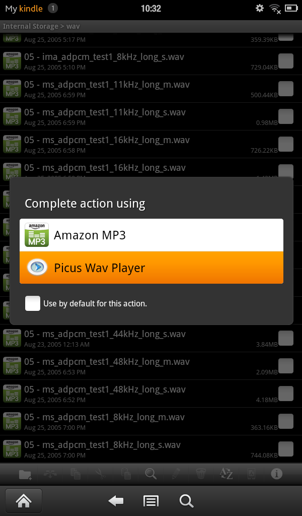 Picus Wav Player Trial - App on Amazon Appstore