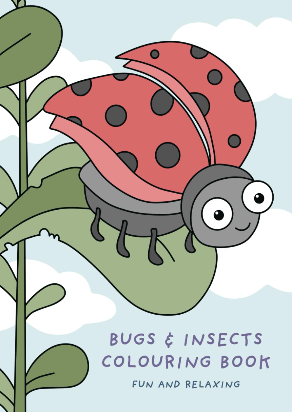 Amazon.com: Cute Bugs and Insects Colouring Book (Fun and Relaxing ...
