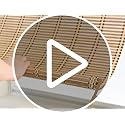 Amazon.com: LazBlinds Cordless Bamboo Blinds, Roll Up Shades for ...