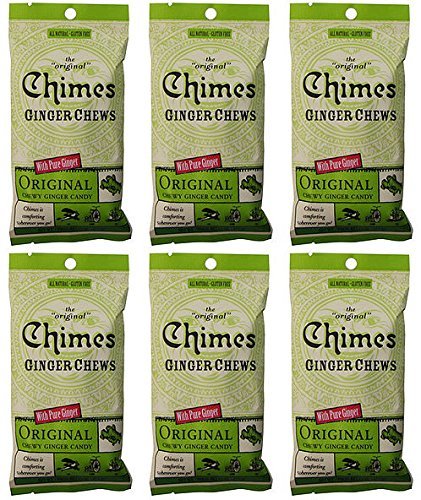 Amazon.com: (6 PACK) - Chimes - Ginger Chews - Original | 42.5g | 6 ...