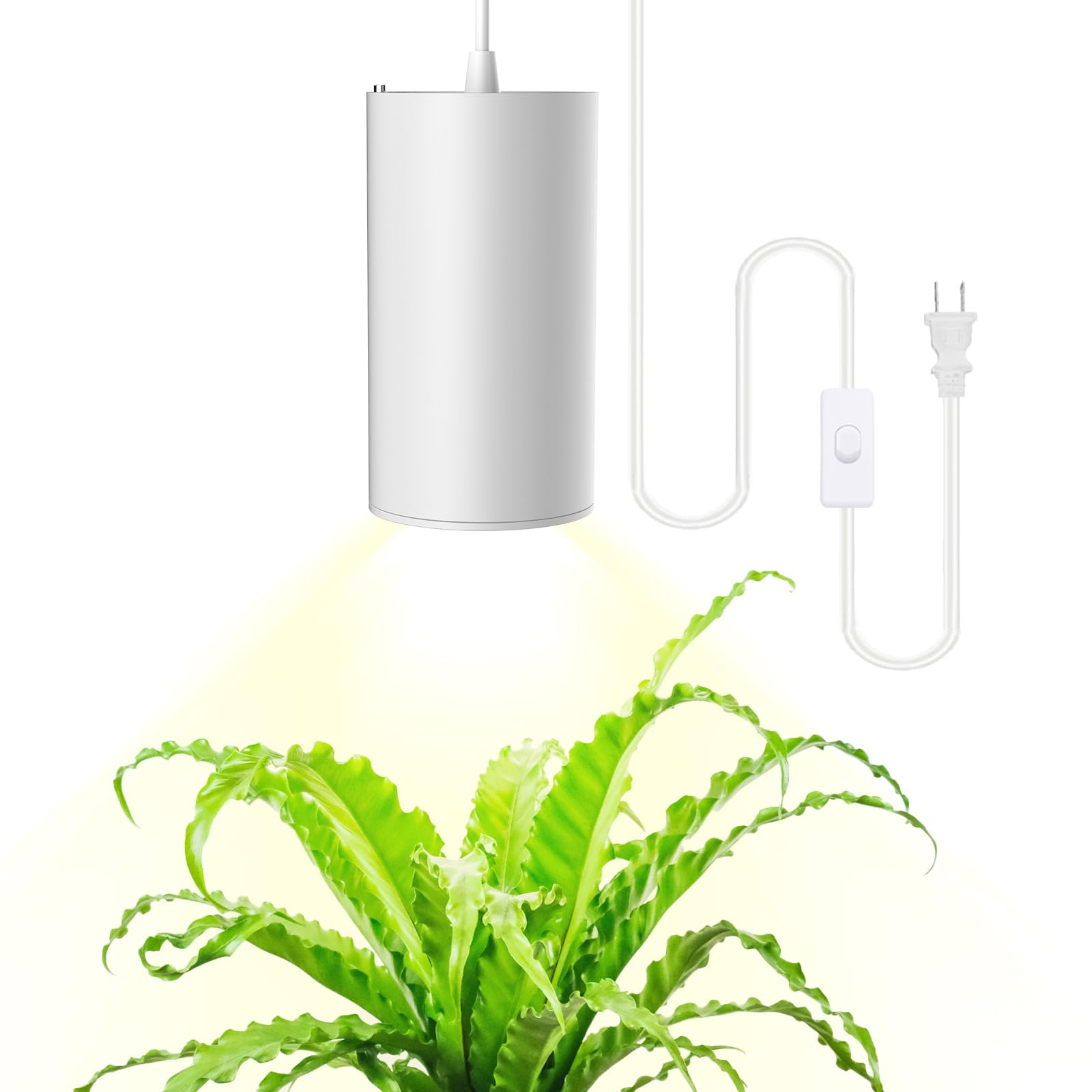Snapklik.com : STERREN LED Grow Light, White Plug In Hanging Lights For ...