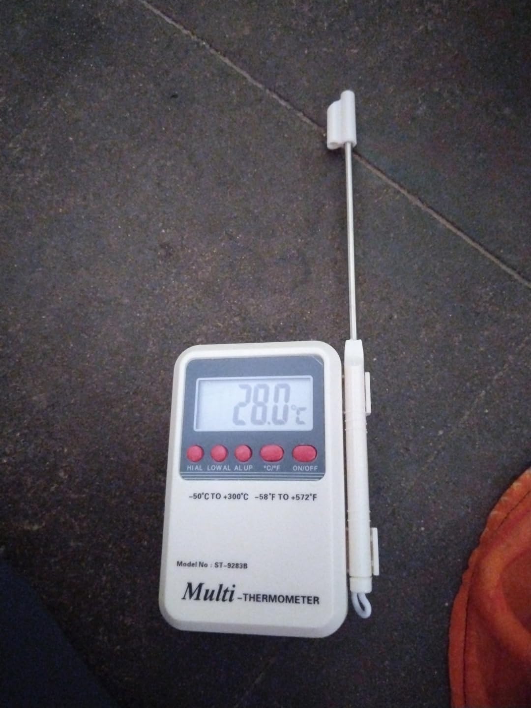 Thermocare Digital Thermometer with External Sensing Probe and Portable ...