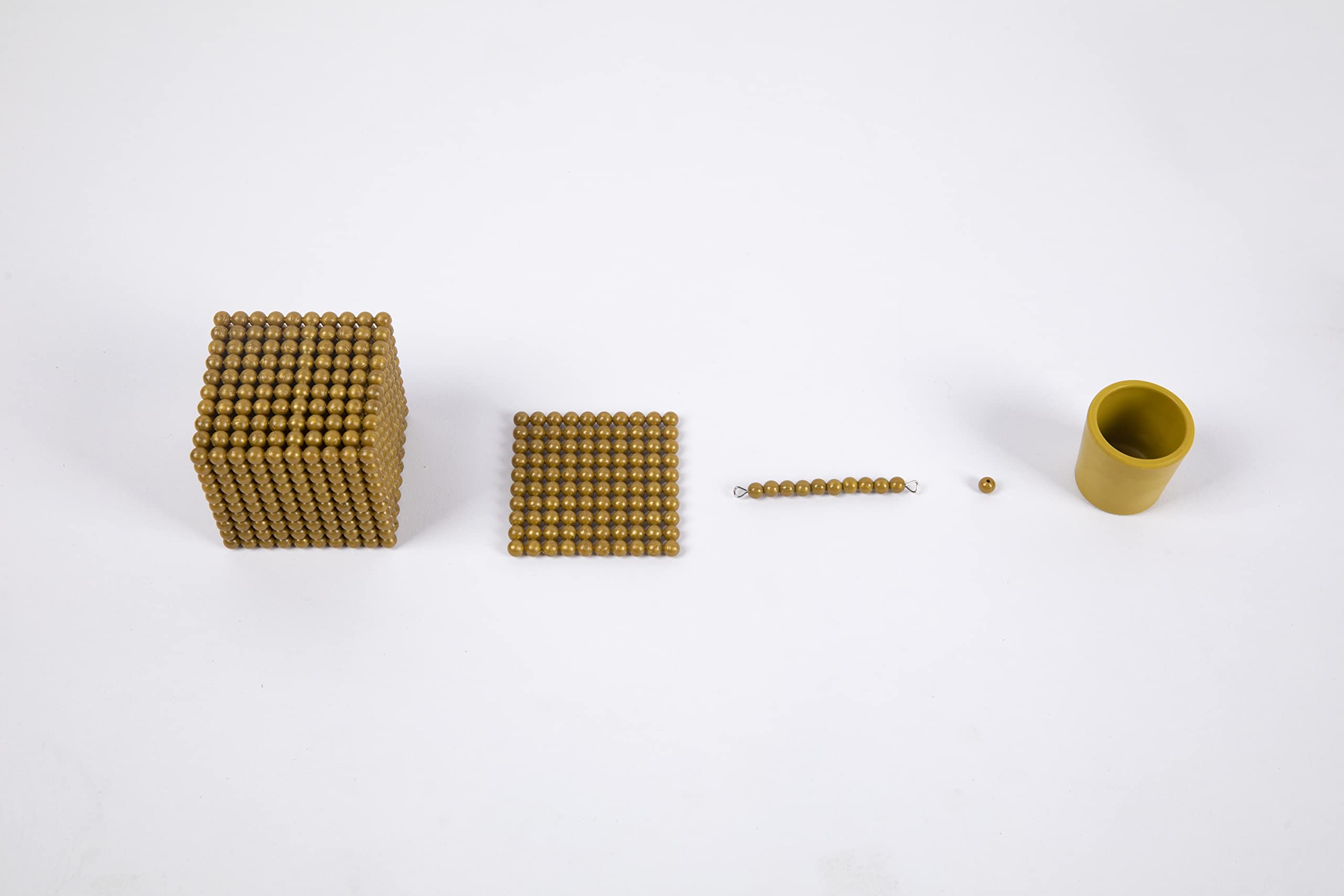 Adena Montessori Golden Beads Materials Decimal System Bank Game ...