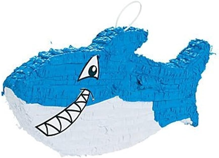 Amazon.com: Jawsome Shark Pinata - Shark Party Supplies and Decoration ...