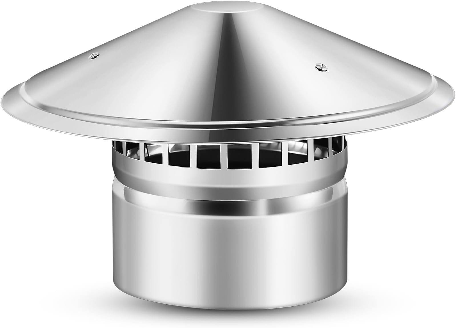 Amazon.com: FAMCO Wind Directional Chimney Cap (Stainless Steel, 6 Inch ...