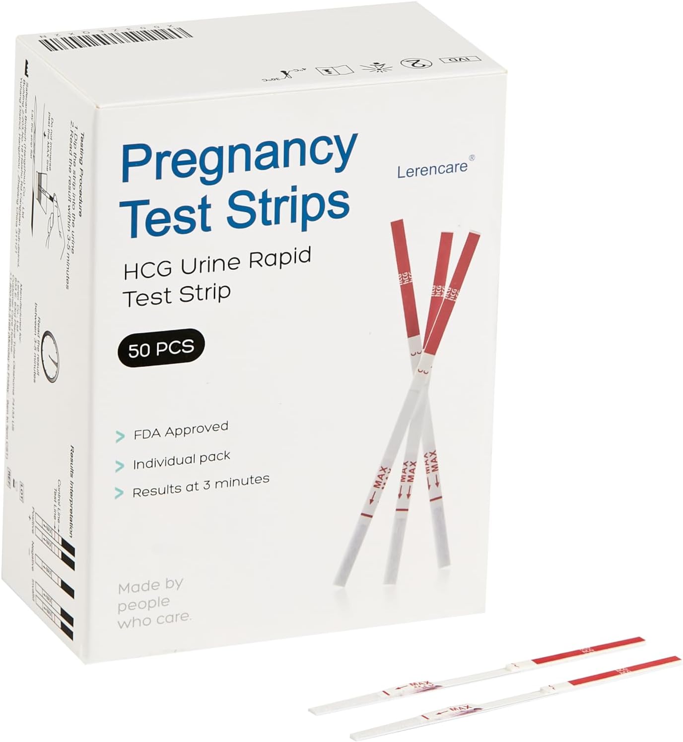 Amazon.com: Areta Pregnancy Test Strips: 20 Pack hCG Tests - Highly ...