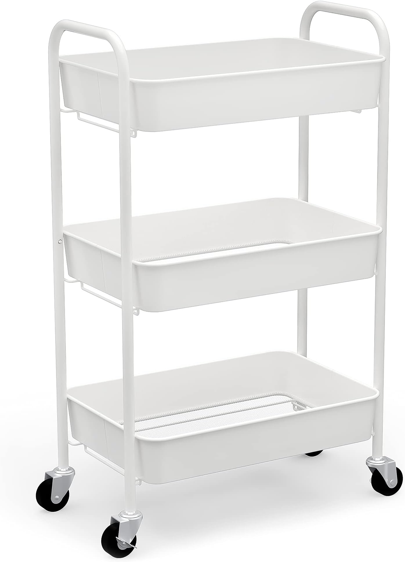 Amazon.com: Ikea Raskog Utility cart White 13 3/4x17 3/4x30 3/4 203.829 ...