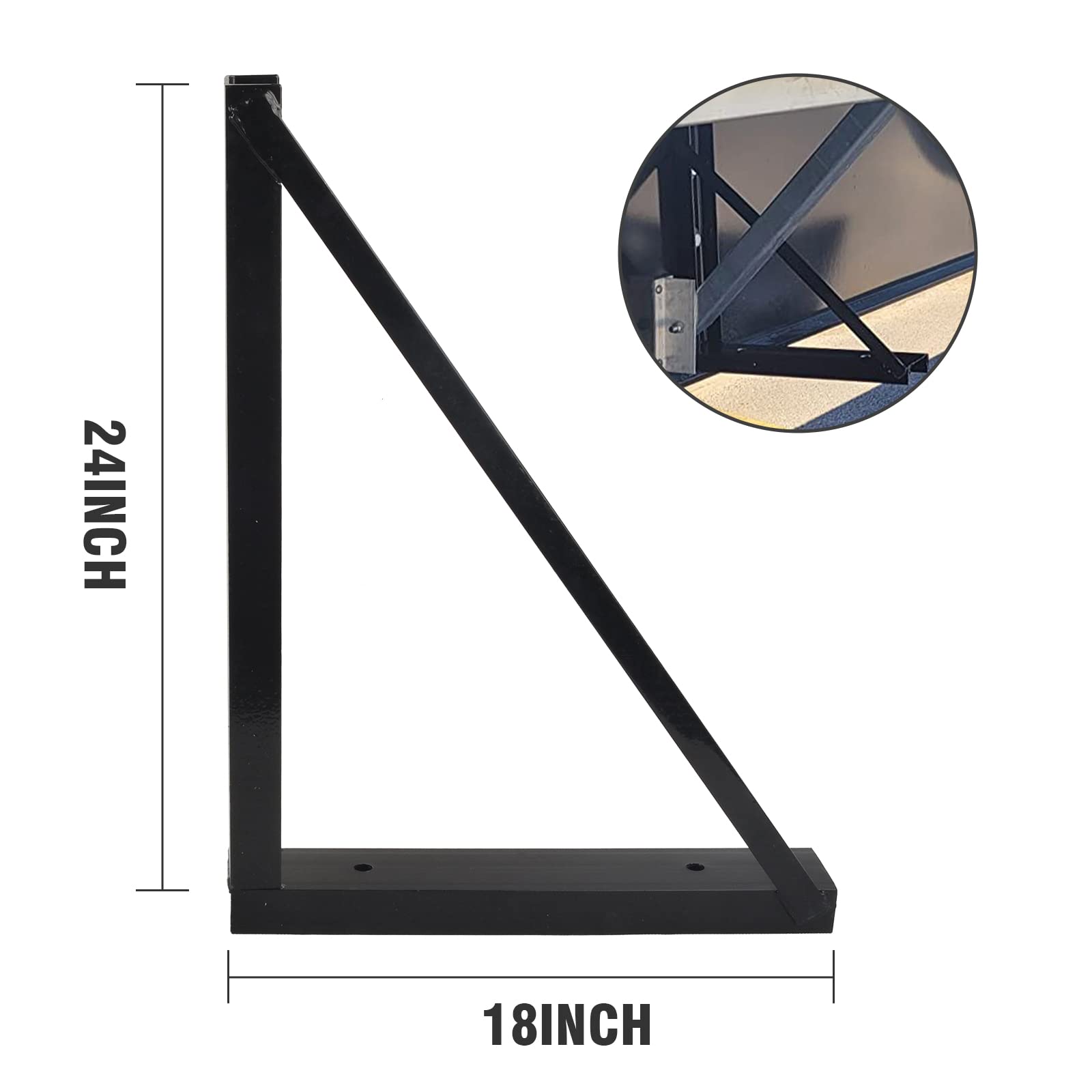Snapklik.com : TBAPFS 18 X 24 Inch Black Welded Structural Steel ...