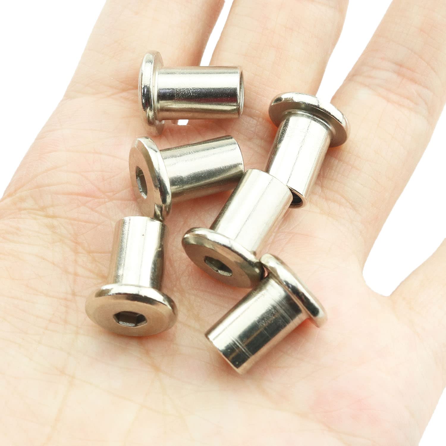 Snapklik.com : WELWIK 10pcs M6 Furniture Joint Connector Bolt And Cap ...