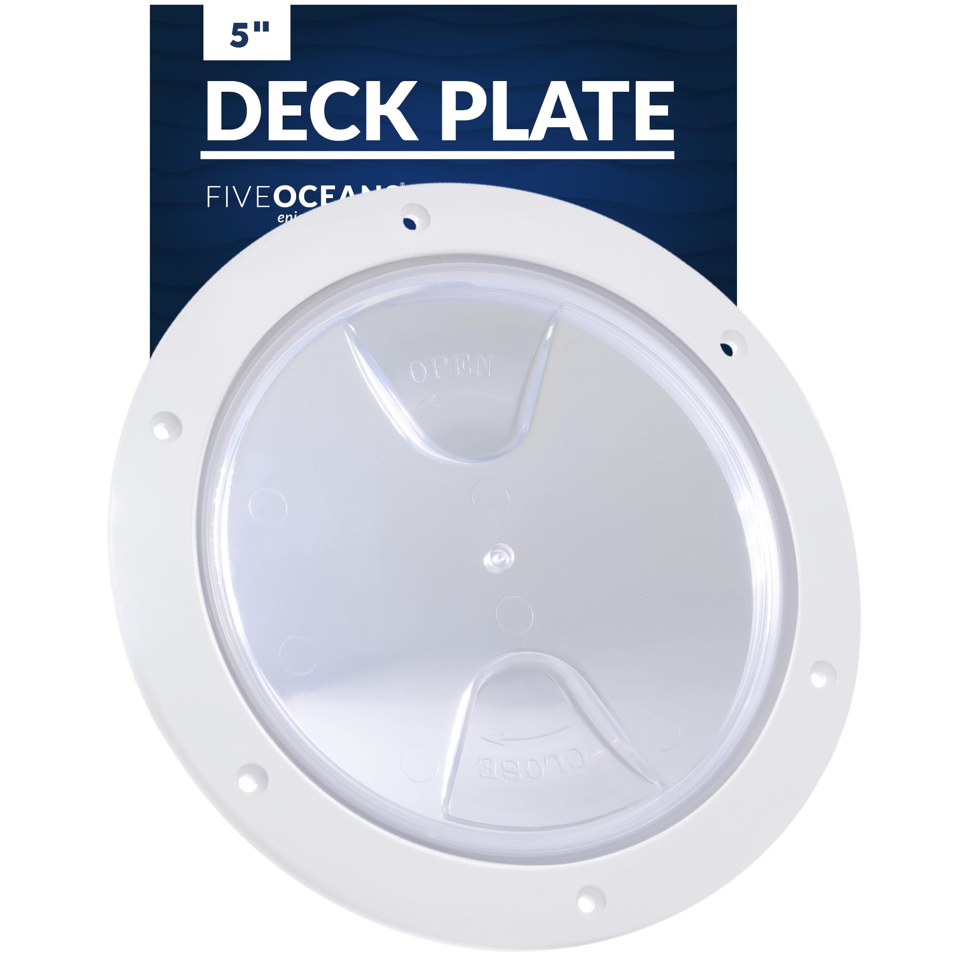 Five Oceans Fo4464 Marine Round Inspection Deck Plate Hatch 5 ...