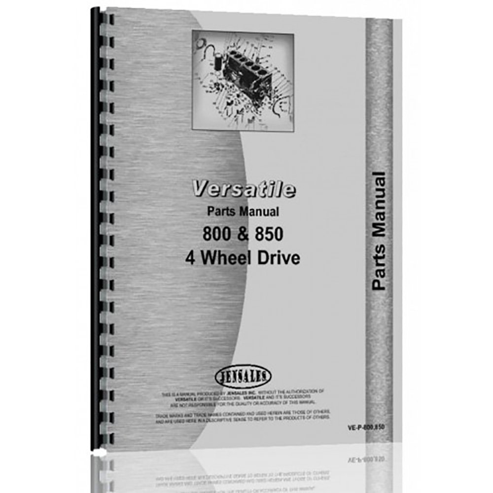 New Versatile 800 Tractor Parts Manual: unknown author: Amazon.com: Books