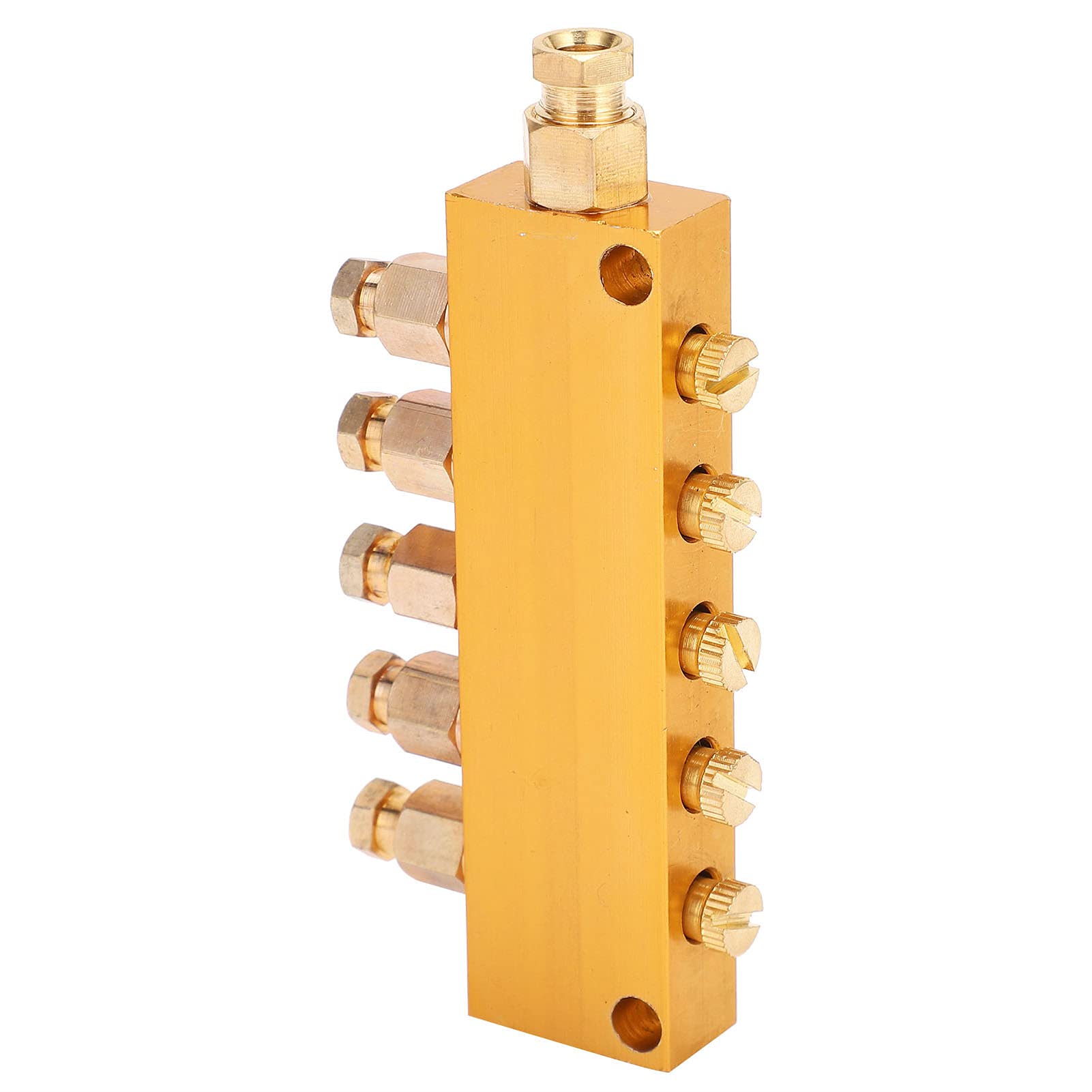 Industrial Parts Brass Oil Distributor - 1 In 3 Out Adjustable ...