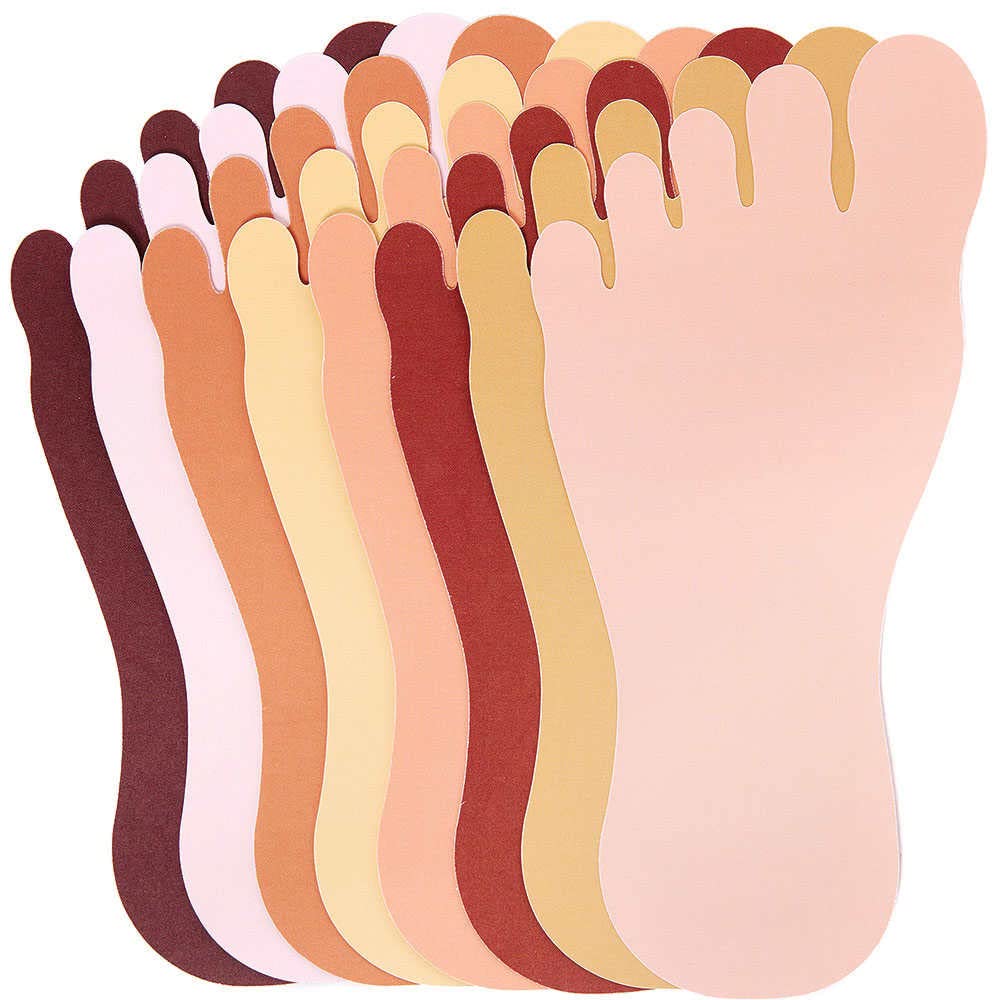 Buy Baker Ross FX244 Skin Tone Paper Feet Cut Outs - Pack of 56, Arts ...