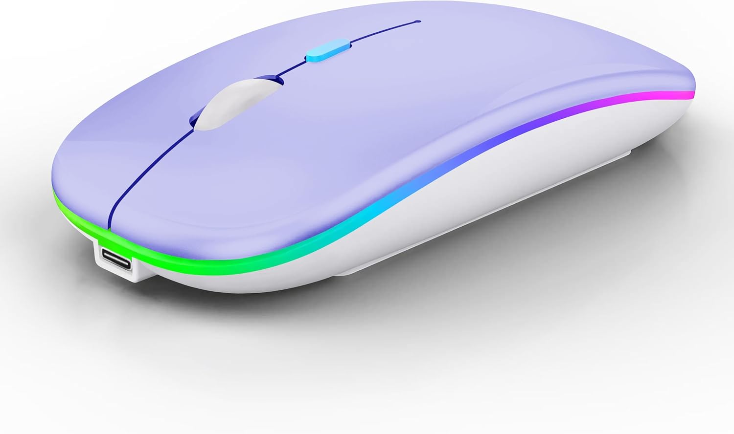 Amazon.com: WREANU Wireless Bluetooth Mouse Rechargeable Laptop Mice ...