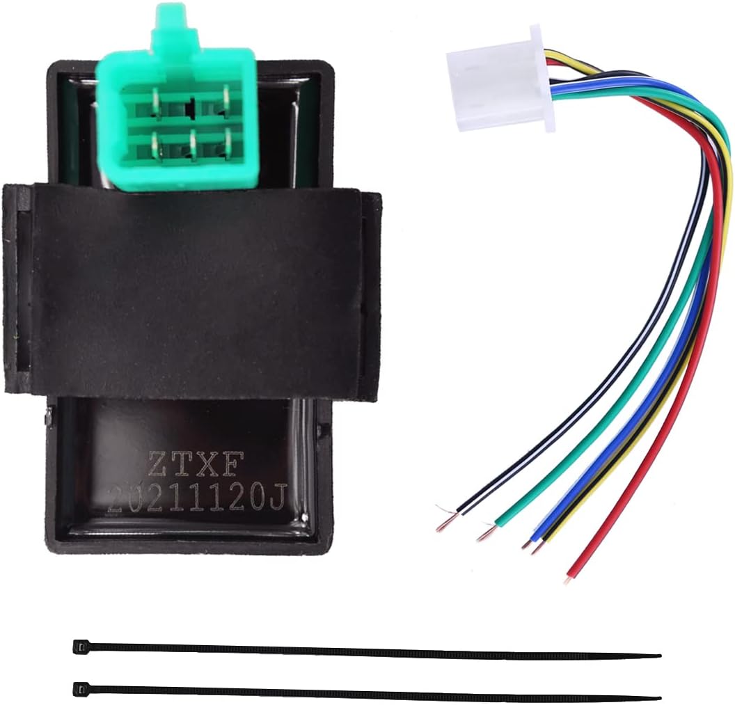 Amazon.com: PRO BAT 5 Pin AC CDI Box with 5 Wire Plug for Chinese 50cc ...