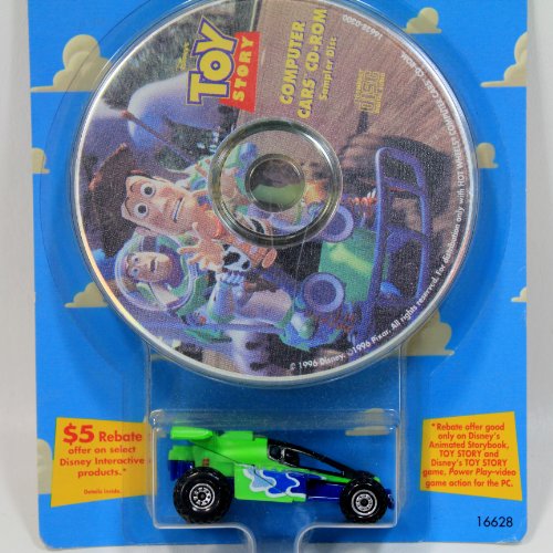 DISNEY'S TOY STORY HOT WHEELS COMPUTER CARS CD-ROM SAMPLER DISC Toys ...
