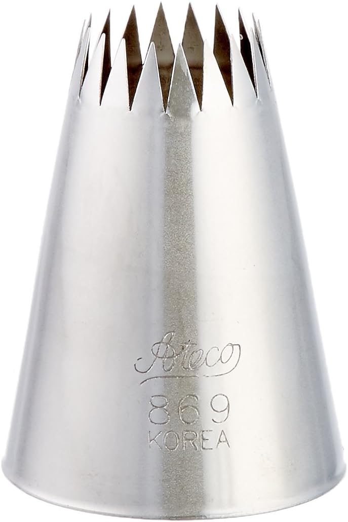 Amazon.com: Ateco # 849 - Closed Star Pastry Tip .69'' Opening Diameter ...