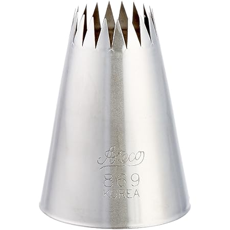 Amazon.com: Ateco 870 - 10 Piece French Star Tube Set, Stainless Steel ...
