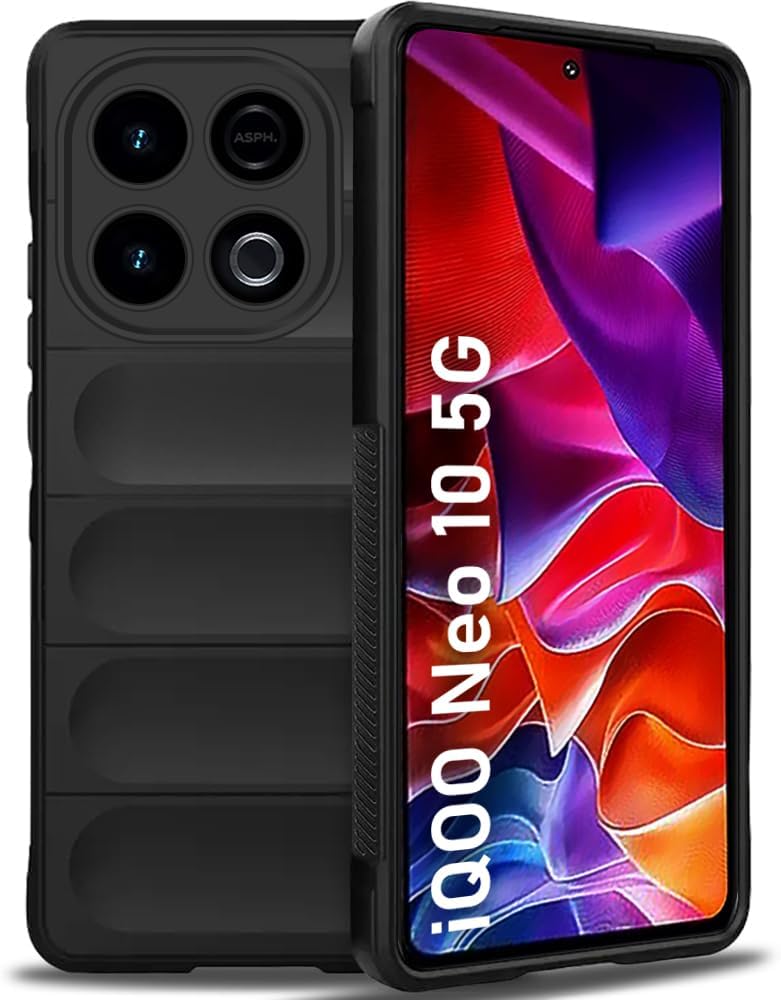 TheGiftKart Liquid Silicon Back Cover Case for iQOO Neo 10 5G ...