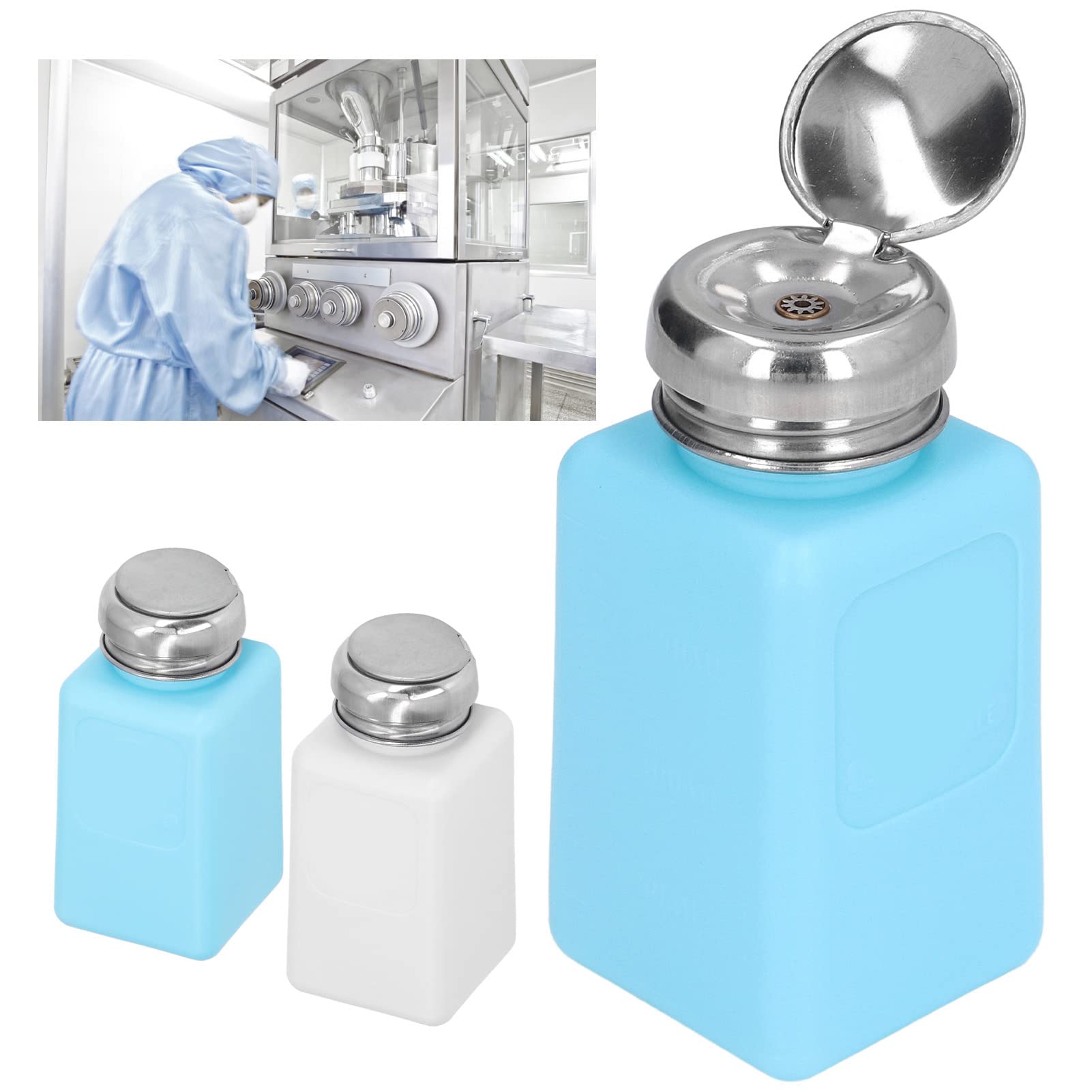 Snapklik.com : Solvent Dispenser, ESD Safe Push Down Alcohol Dispenser ...
