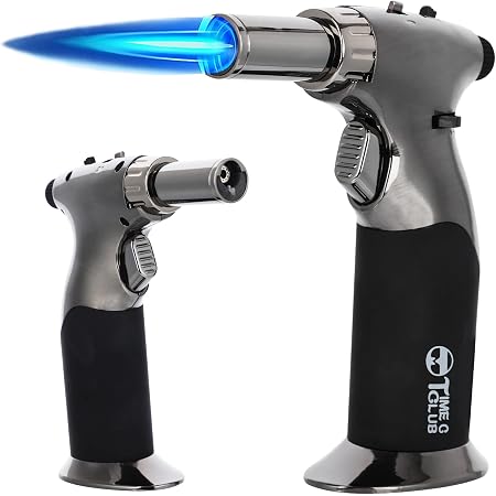 Amazon.com: Butane Torch, Premium 4 Flame Big Kitchen Torch Lighters ...