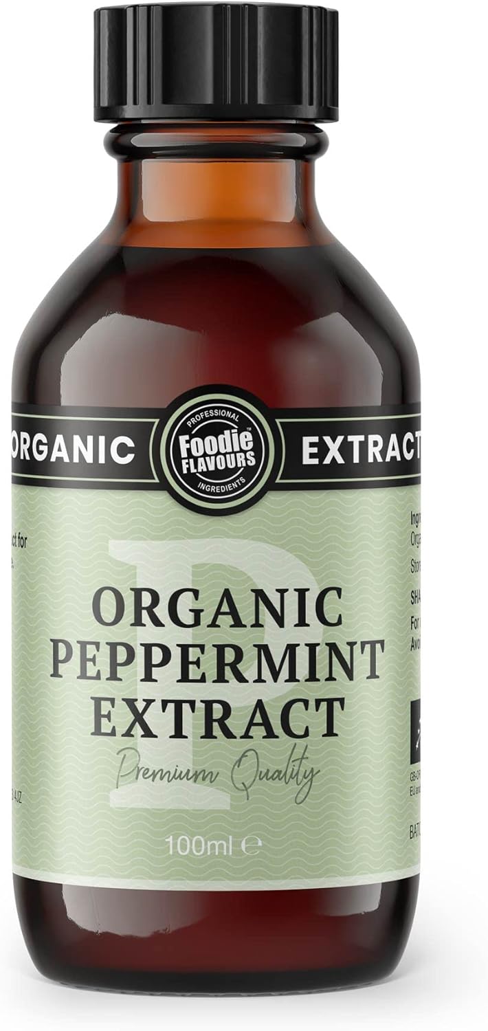 Foodie Flavours Organic Peppermint Extract - 100ml : Amazon.co.uk: Grocery