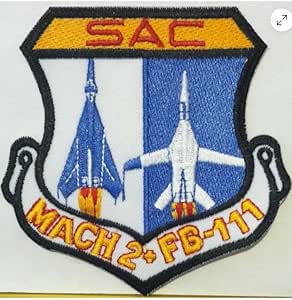 Amazon.com: F-111 Strategic Air Command Mach 2 Patch – with Hook and Loop, 4" : Arts, Crafts ...