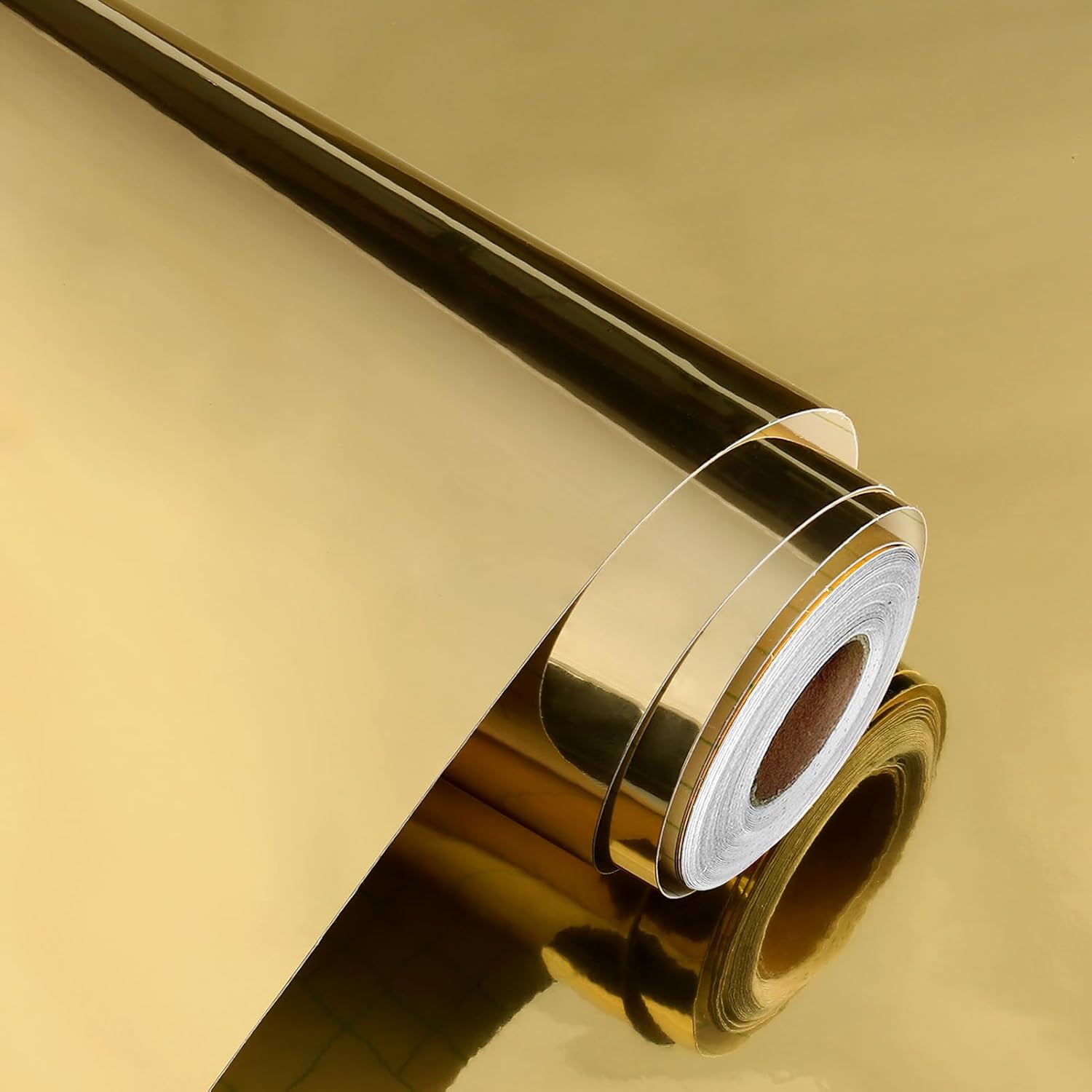 Amazon.com: WESTICK Gold Wall Sticker Mirror 15.75" x 394" Stick on ...