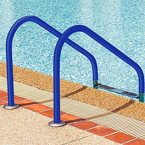 Snapklik.com : Swimming Pool Hand Rail Cover, 8 Feet Blue Slip ...