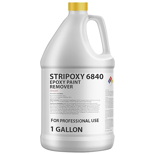 Amazon.com: Stripoxy 6840 Water-Based Epoxy Remover for Cured & Uncured ...