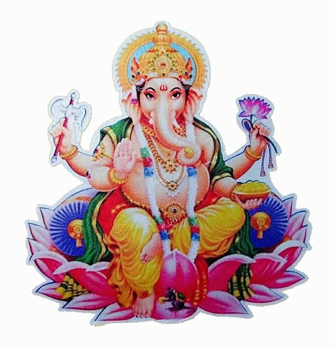 Ganesh Radium Sticker for Bike : Amazon.in: Car & Motorbike