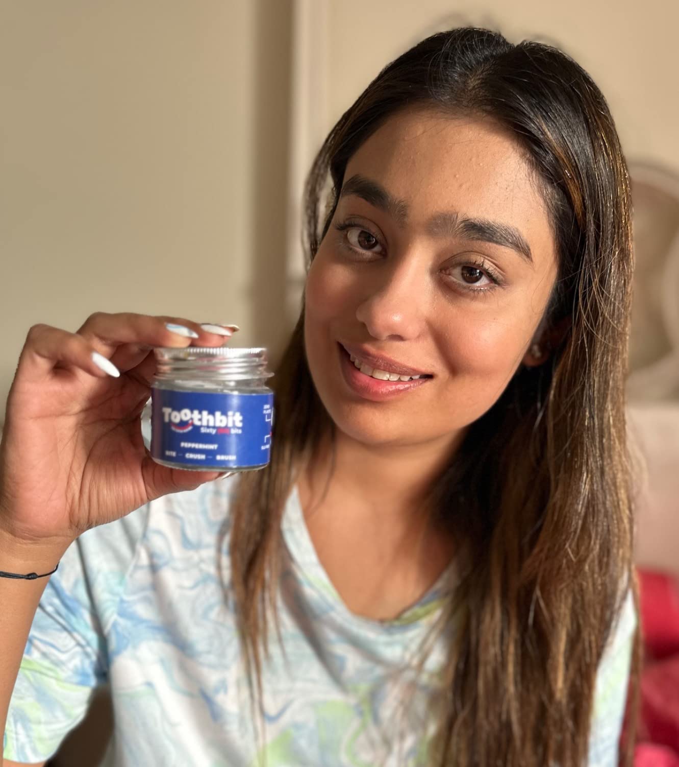 Buy Toothbit Super Whitening Peppermint nHAp Toothpaste Tablets | Anti ...