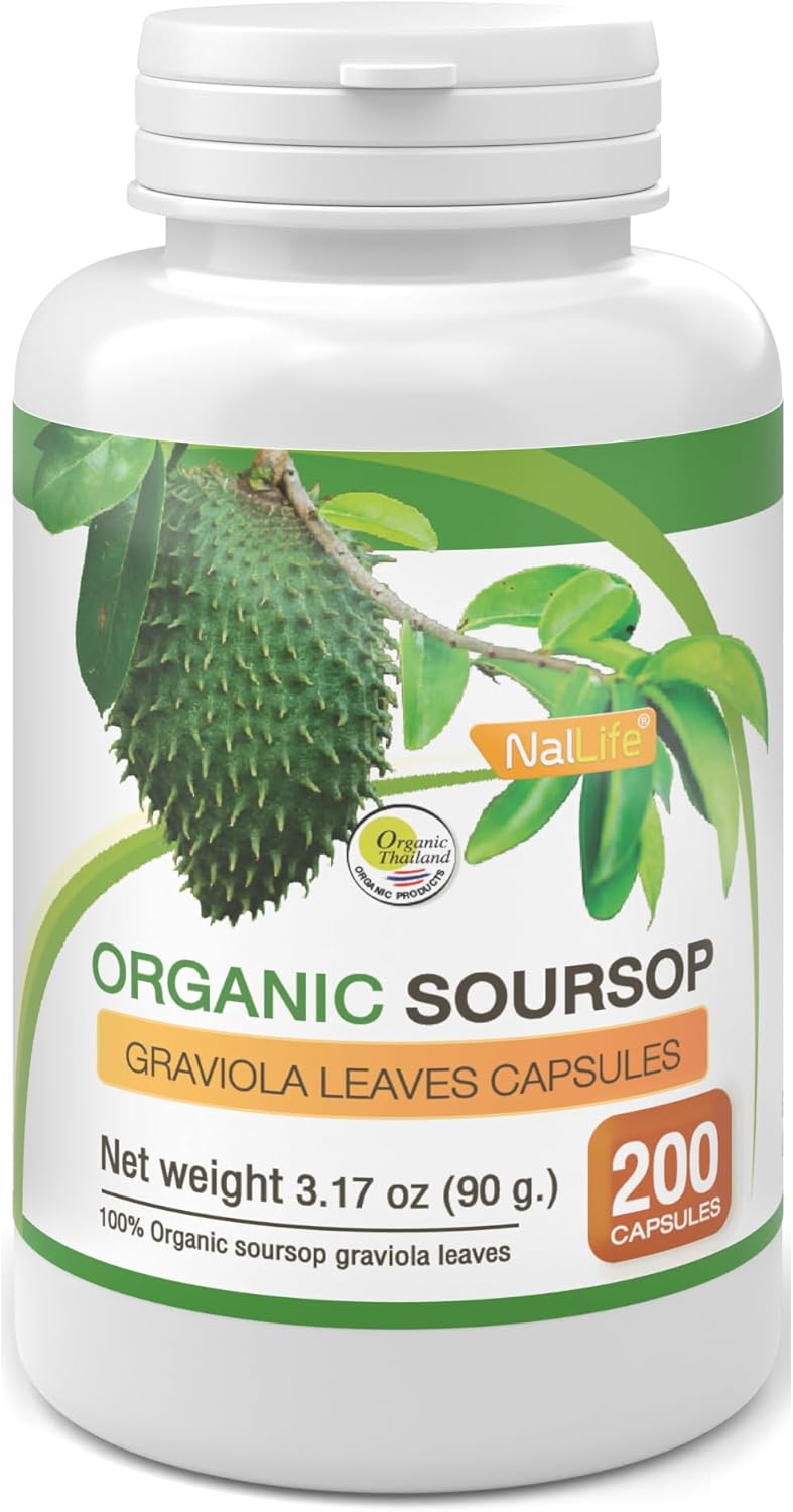 Soursop Graviola Leaves 200 Capsules : Amazon.com.mx: Salud y Cuidado Personal