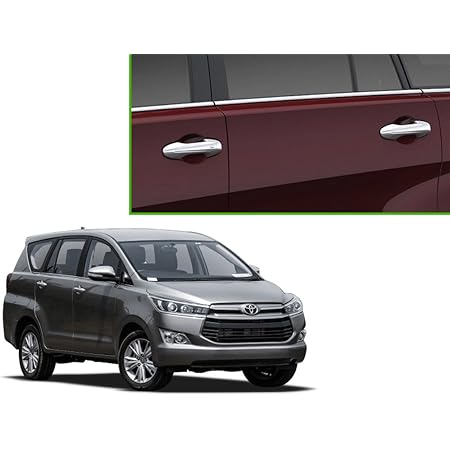 Autopearl Chrome Door Handle Cover for Innova Crysta (Set of 4 ...