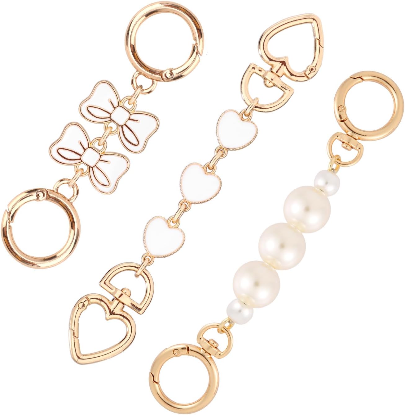 Amazon.com: 3pcs Bag Extender Chains for Women, Stylish Wallet Extender ...