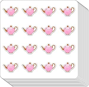 Amazon.com: Teapot Planner Stickers, 0.5in Monthly Scrapbooking Kids ...
