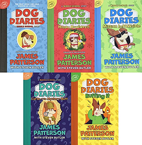 Dog Diaries Book Series Set James Patterson: James Patterson, Steven ...