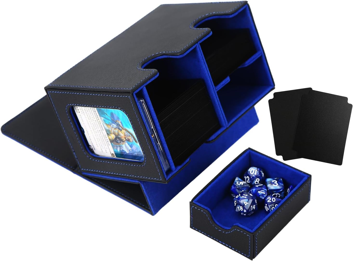 Amazon.com: MTG Deck Box for Commander Display with Dice Tray, Double ...