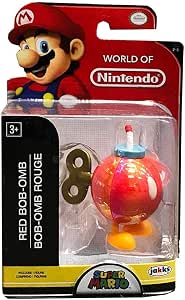 Super Mario World of Nintendo 2.5 Inch Figure | Red Bob-Omb : Amazon.ca ...