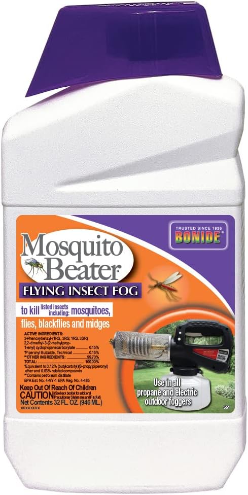 Black Flag Electric Insect Fogger for Mosquitoes, Flies and Bonide ...