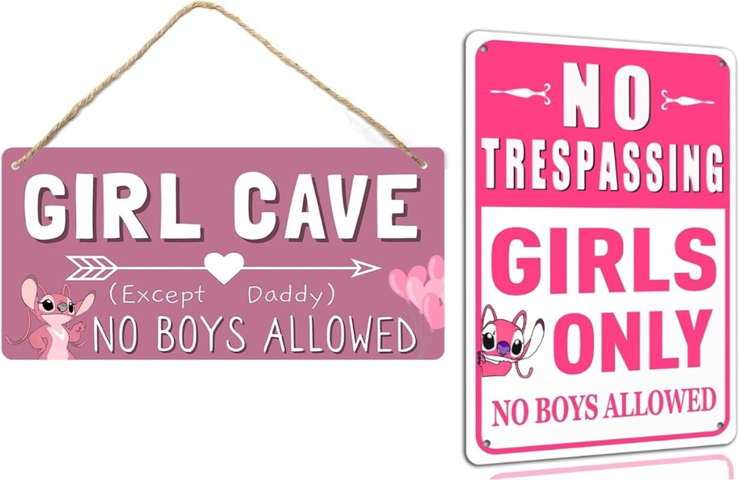 2 Pack Pink Girls Room Decor Stitch Bedroom Decor Nepal | Ubuy
