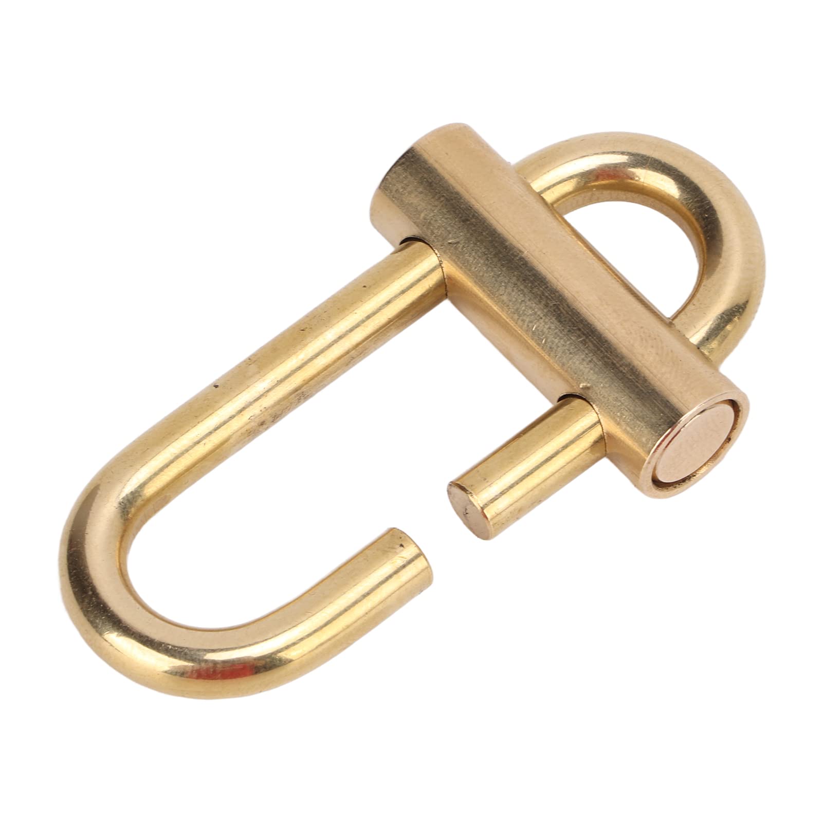 Amazon.com: Locking Carabiner Brass Lock Keychain Oval Slide Locking ...