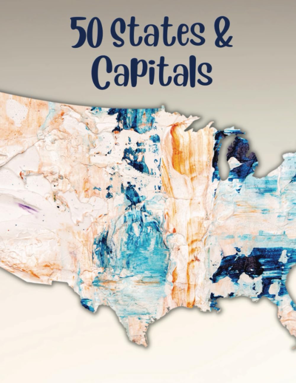 USA 50 States & Capitals Workbook: Activity Book for Learning the US ...