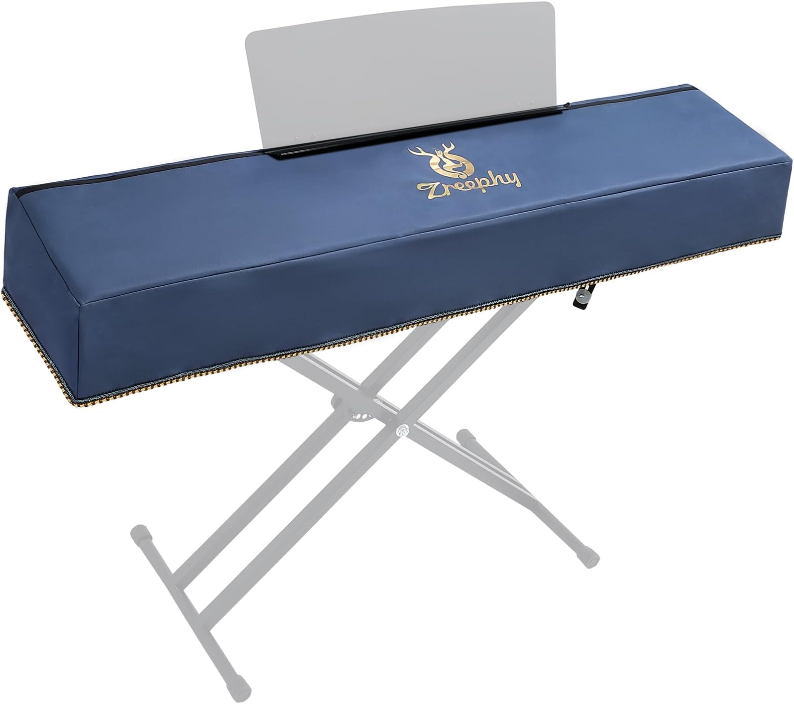 Amazon.com: Zreephy Piano 88 Keys Keyboard Dust Cover with Music Stand ...
