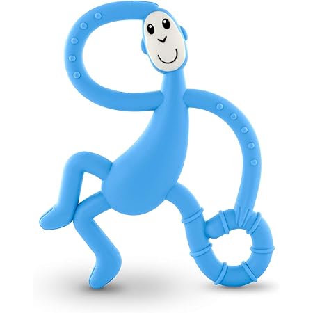 Amazon.com : Matchstick Monkey | Dancing Monkey Teether | Light Blue ...